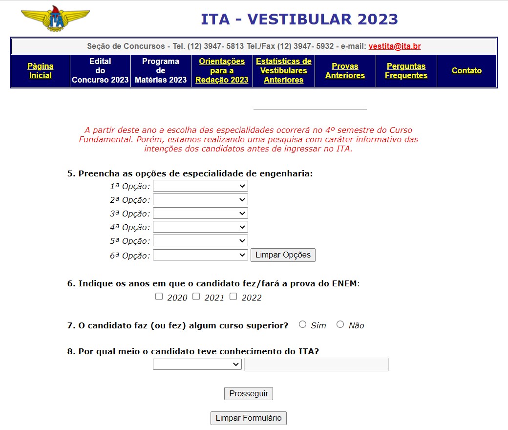 Inscrição ITA 2023: confira o passo a passo!