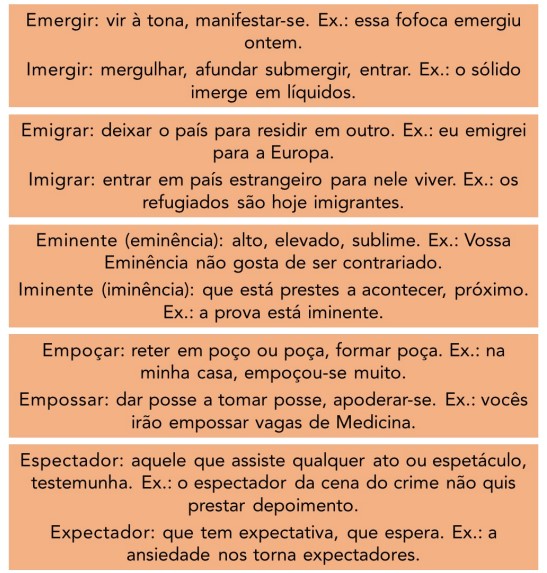 Conheça os Homônimos e os Parônimos